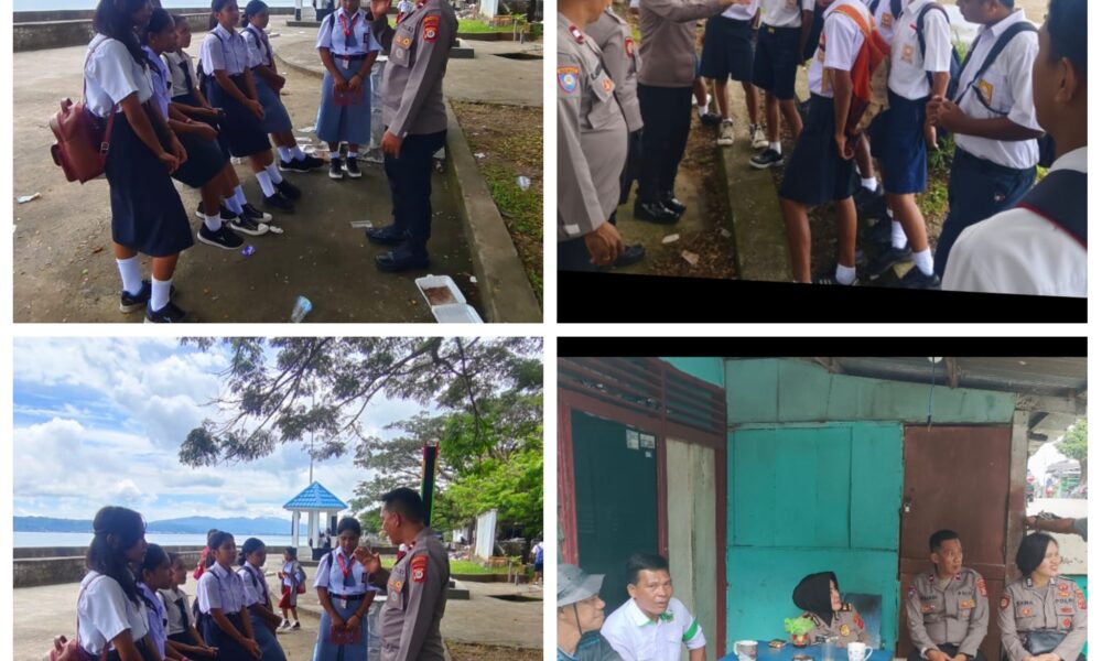 Cegah Tawuran dan Perilaku Negatif, Polisi Sambangi Pelajar di Nusaniwe ...